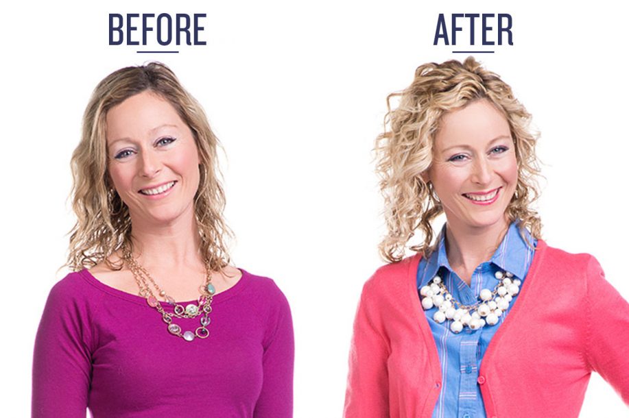 A Dynamic Before & After for a Woman Over 40